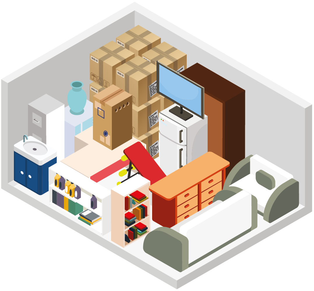 Size Guide | Brighouse Self Storage | My Secure Self Store